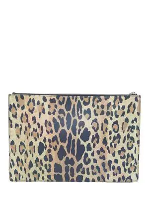 Givenchy Leopard Print Pouch - Neutrals