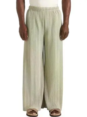 Manière De Voir Manière De Voir Jonas Pleated Wide-Leg Trousers Neutrals