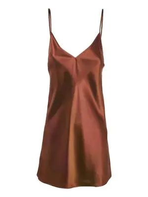 JOSEPH Joseph Clea Satin Cami Top Brown