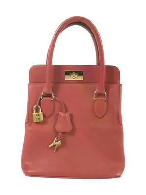 Hermès Toolbox 20 Evercolor Leather Tote Bag - Red