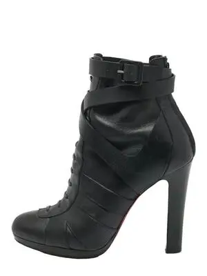 CHRISTIAN LOUBOUTIN Lamu Lace-up Ankle Boots - Black