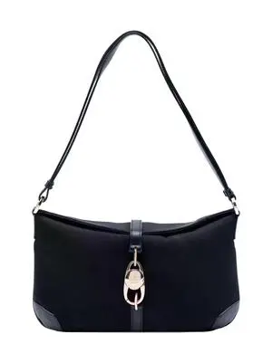 Gucci Canvas Jackie Hobo Bag - Black