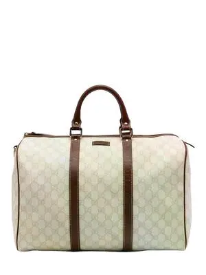 Gucci Gg Supreme Joy Boston Bag - Brown