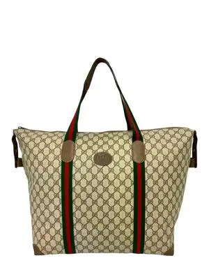 Gucci 20th Century Gg Supreme Web Tote Bag - Neutrals