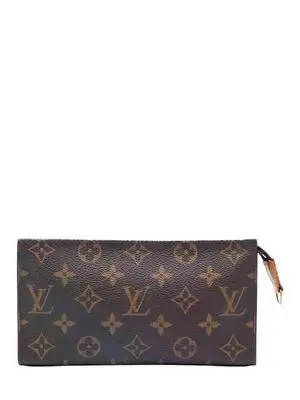 LOUIS VUITTON Monogram Canvas Bucket Gm Pouch - Brown