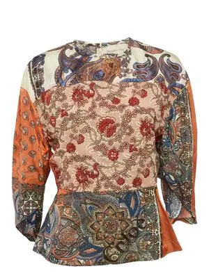 Chloé Floral-paisley Print Blouse - Neutrals
