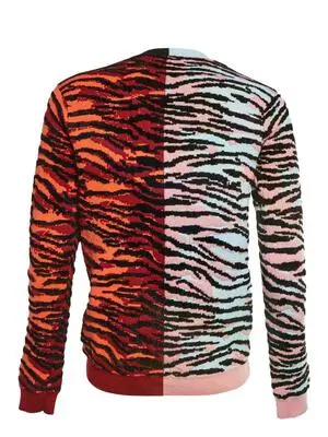 Kenzo Animal Jacquard Knit Sweater - Black