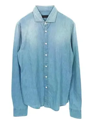 Prada Long-sleeve Denim Shirt - Blue