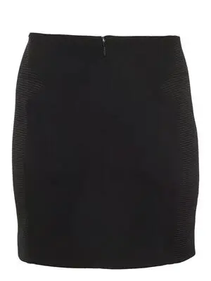 Versace Ribbed Mini Skirt - Black