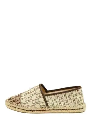 Carolina Herrera Jacquard Canvas Espadrilles - Neutrals