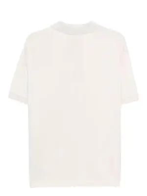 StÜssy Logo-embroidered Polo Shirt - Neutrals