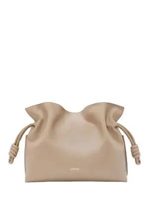Loewe Medium Flamenco Clutch - Sand