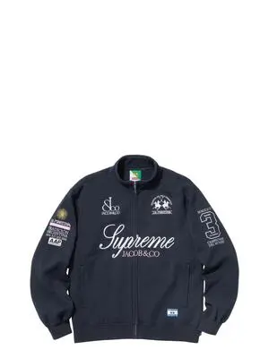 Supreme X La Martina Ss26 Zip Up Sweatshirt - Navy