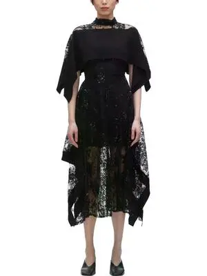 3.1 Phillip Lim Embellished Lace Dress - Black