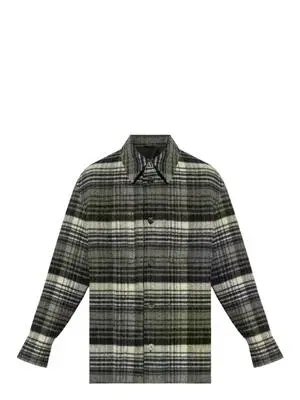 Fendi Check-pattern Jacket - Grey