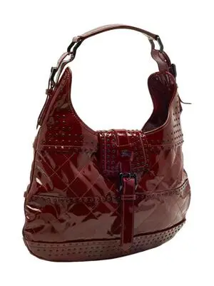 Burberry Brooke Quilted Shoulder Bag - Red