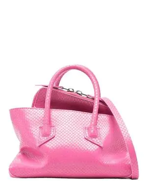 Attico La Passeggiata Mini Leather Shoulder Bag - Multicolor