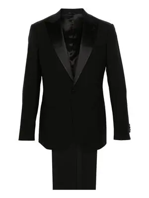 Giorgio Armani Slim Fit Wool Tuxedo Suit - Multicolor