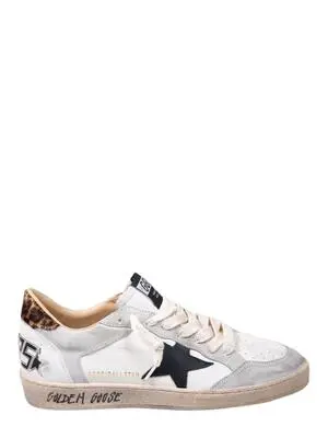 GOLDEN GOOSE Ball Star Leather Sneakers - Multicolor
