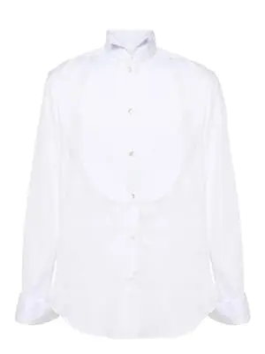 Giorgio Armani Cotton Smoking Shirt - Multicolor