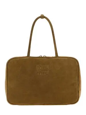 Miu Miu Calf Leather Handbag - Green