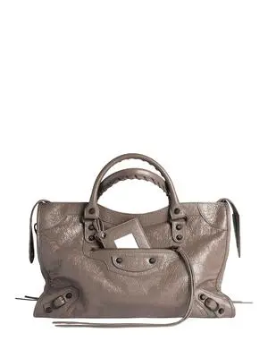 Balenciaga Medium Leather Le City Top-handle Bag - Pink