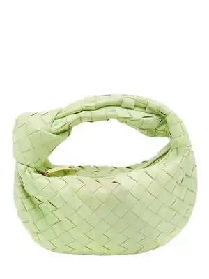 Bottega Veneta Mini Jodie Leather Tote Bag - Green