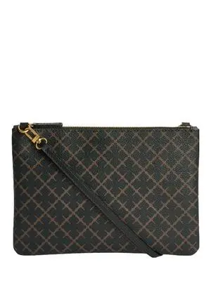BY MALENE BIRGER Ivy Clutch With Detachable Shoulder Strap - Dark Chokolate