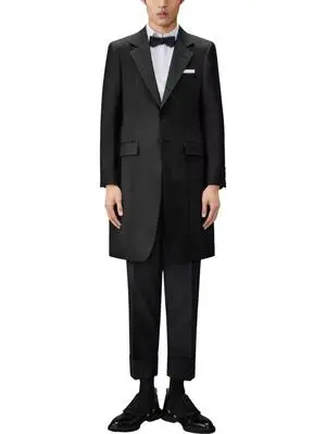 Thom Browne Tailored Overcoat - Black