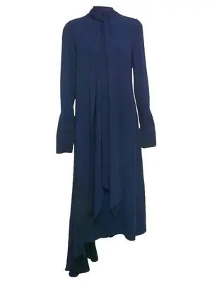 Marni Tie-neck Maxi Dress - Blue