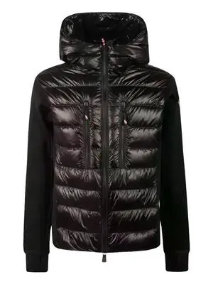 Moncler Quilted Panelled Jacket - Black