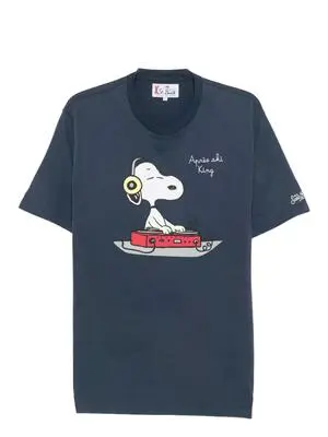 MC2 SAINT BARTH X Peanuts Arnott Warm Graphic-print T-shirt - Blue