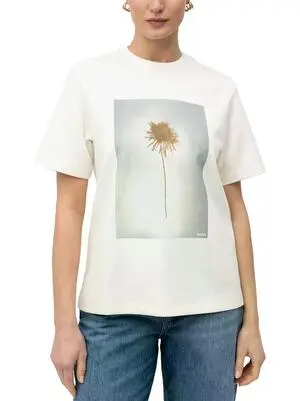 BOSS Graphic Print T-shirt - Neutrals