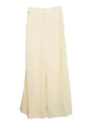 Dolce & Gabbana Side Stripe Wide-leg Trousers - Neutrals