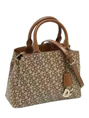 Dkny Paige Monogram Tote Bag - Neutrals