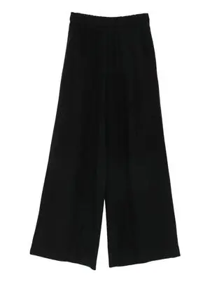 MOUTAKI Elasticated Waistband Palazzo Pants - Black