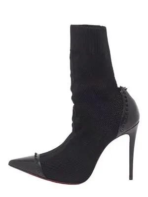CHRISTIAN LOUBOUTIN Dovi Dova Spiked Ankle Boots - Black