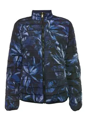 Just Cavalli Reversible Quilted Puffer Jacket - Blue