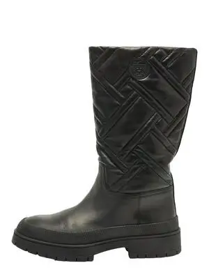 Hermès Quilted Mid-calf Boots - Black