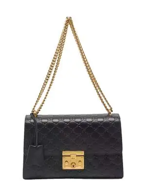 Gucci Padlock Shoulder Bag - Black