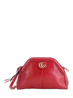 Gucci Small Leather Shoulder Bag - Red