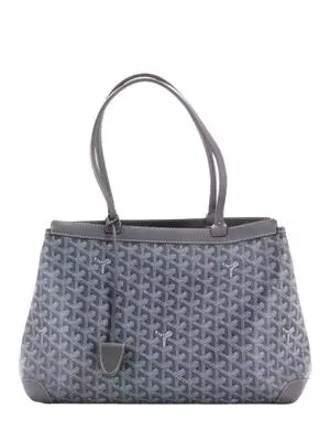 Goyard Bellechasse Pm Tote Bag In Coated Canvas - Grey