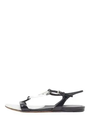 Dior Thong Flat Sandals - Black