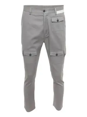 Dolce & Gabbana Gabardine Cargo Pants - Grey