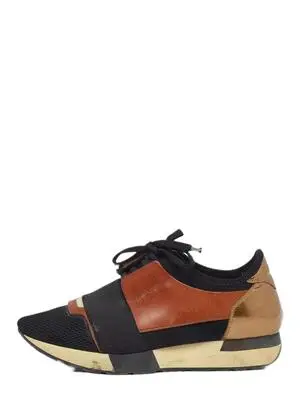 Balenciaga Race Runner Mesh Sneakers - Black