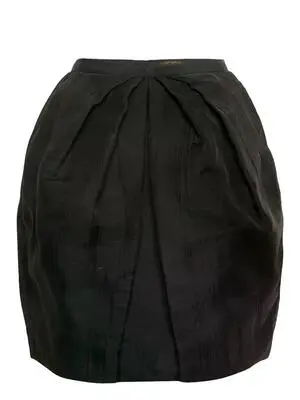 LOUIS VUITTON Louis Vuitton Pleated Zip-Up Skirt