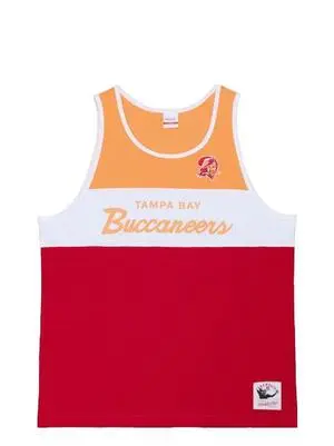 Mitchell & Ness Tampa Bay Buccaneers Color Block Tank Top - Red