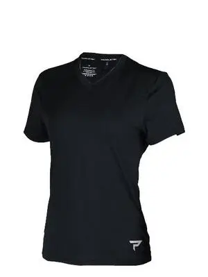 PADDLETEK Performance Short Sleeve Pickleball Tee - Black