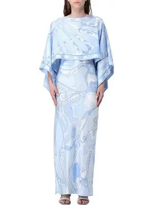 Emilio Pucci Printed Kaftan And Maxi Dress Set - Blue