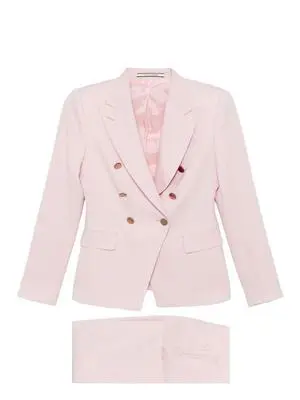 Tagliatore Wool Double-breasted Suit - Multicolor